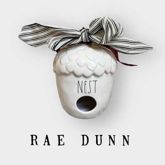 Rae Dunn | Accents | Rare Rae Dunn Collectible Nest Acorn Birdhouse ...